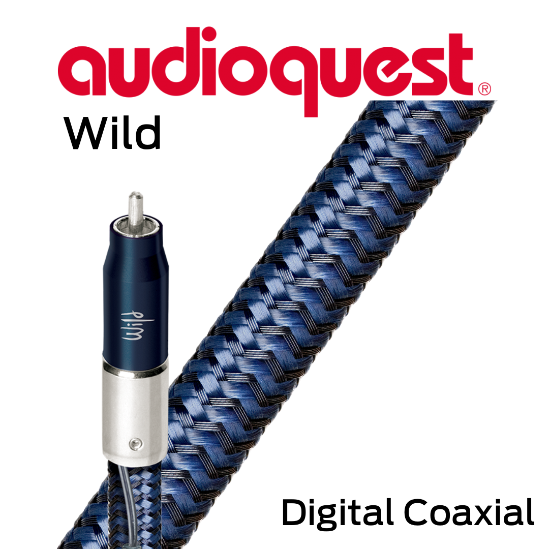 Audioquest Wild - Câbles coaxial digital, 21 AWG, 100% Argent (paire ...