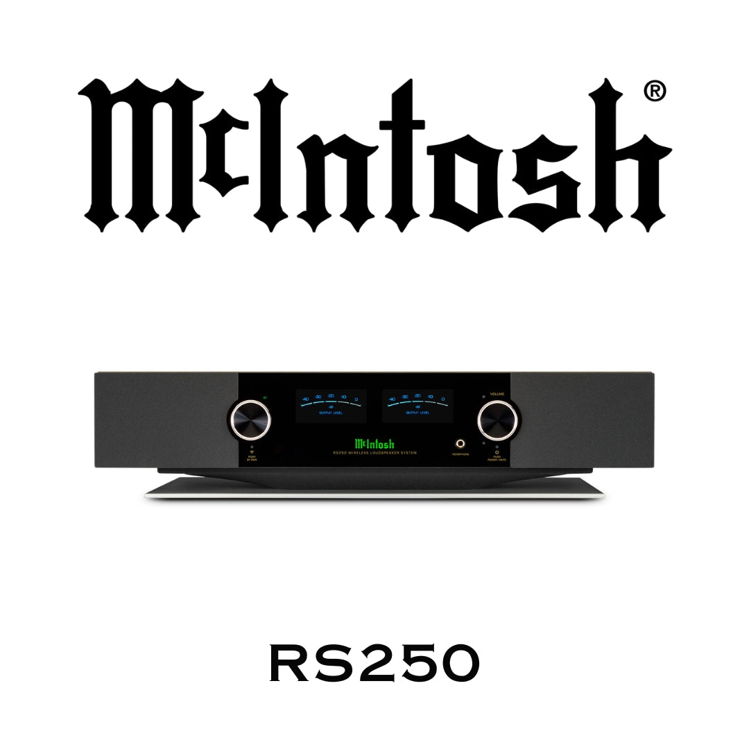 McIntosh RS250 - Système sans fil 650 Watts, BT, WiFi, Phono