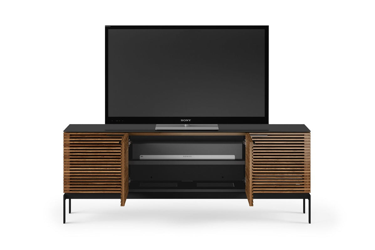 BDI SV-7129 Chocolat - Meuble pour téléviseurs Corridor® — https://laliberteelectronique.com/