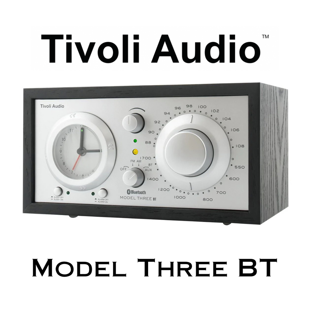 Tivoli Audio Model Three BT - Radio-réveil AM/FM avec Bluetooth