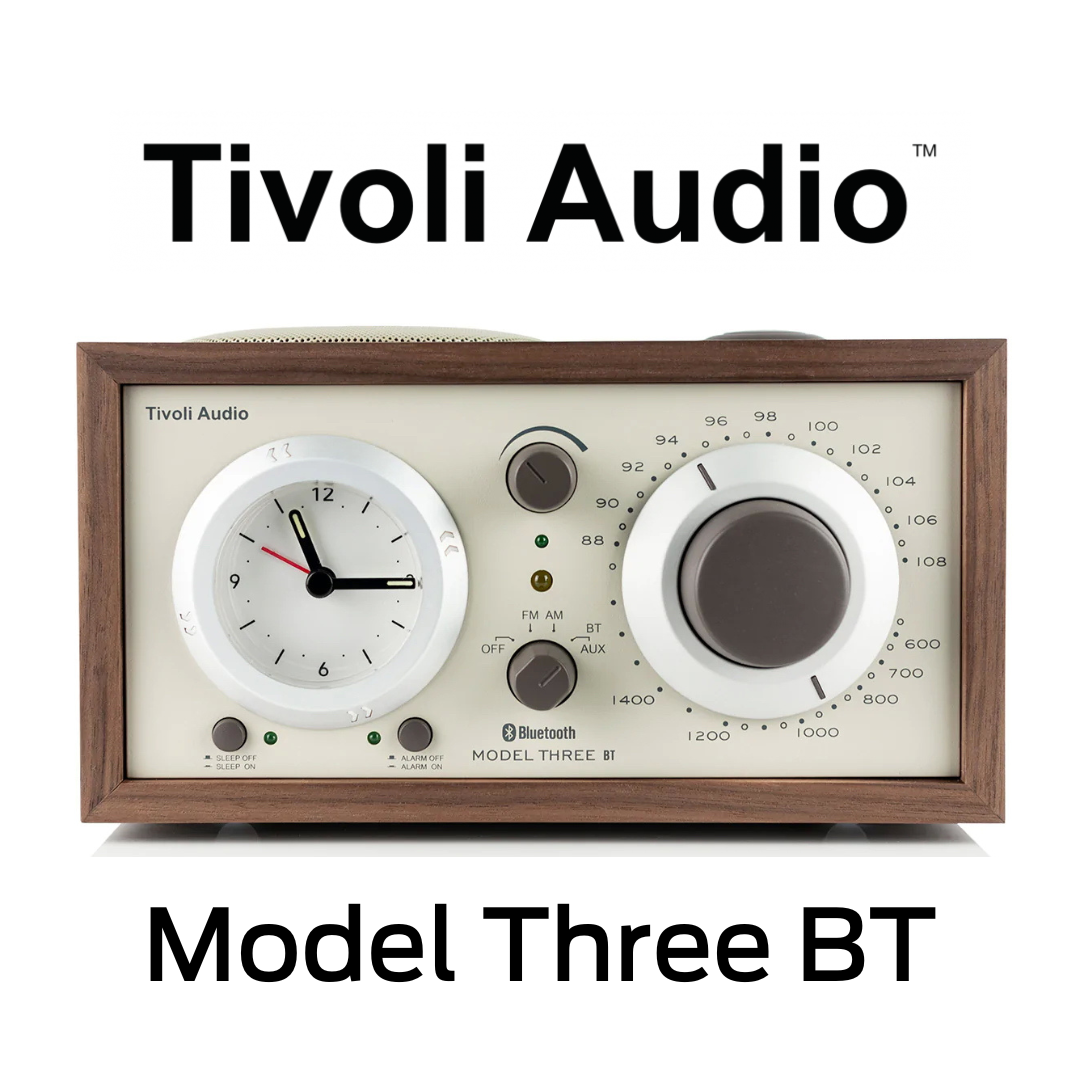 Tivoli Audio Model Three BT - Radio-réveil AM/FM avec Bluetooth