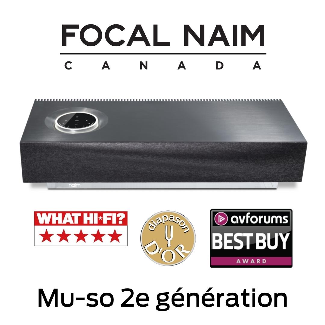 NAIM Mu-so 2ème génération | Enceinte connectée de 450 Watts.